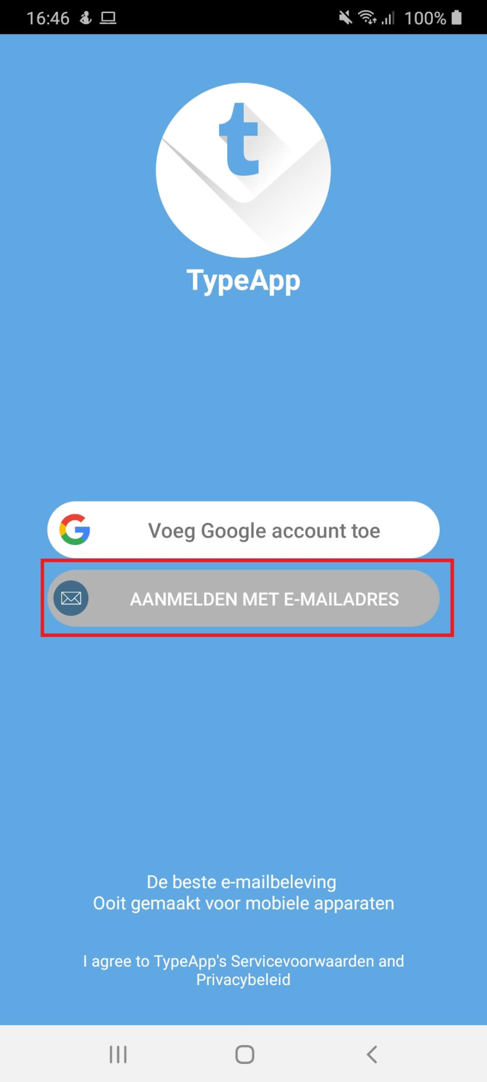 Email Setup TypeApp Mail
